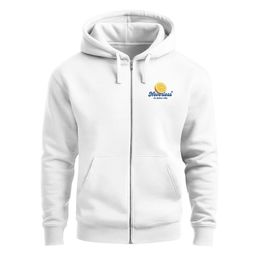 Neverless Zip-Up Hoodie 'Lemon Squeezy' male White size M