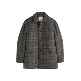 Seasalt Cornwall Between-Seasons Coat ' Rowlocks Check' male Grey size S