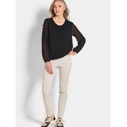 GOLDNER Bluse Damen Gr&ouml;&szlig;e M/L schwarz