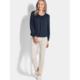 GOLDNER Bluse Damen Gr&ouml;&szlig;e S/M blau