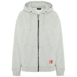 Chiemsee Zip-Up Hoodie ' aus weichem French Terry ' female Grey size XL