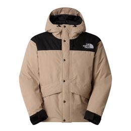 The North Face Outdoorjacke 'Mountain Down' Herren Gr&ouml;&szlig;e XL hellbraun / schwarz / wei&szlig;