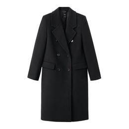 Mango Mantel 'EYE' Damen Gr&ouml;&szlig;e XL schwarz