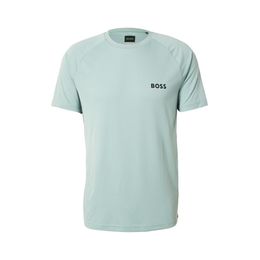 BOSS Funktionsshirt Herren Gr&ouml;&szlig;e M grau / mint / schwarz / wei&szlig;