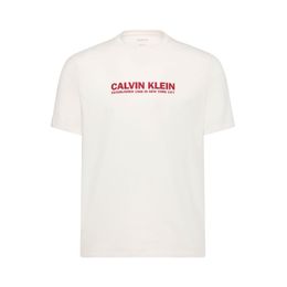Calvin Klein T-Shirt '30s' Herren Gr&ouml;&szlig;e XL dunkelrot / wei&szlig;