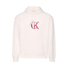 Calvin Klein Jeans Sweatshirt Herren Gr&ouml;&szlig;e XXL rot / dunkelrot / wei&szlig;