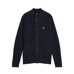 Lyle & Scott Lyle & Scott Knit Cardigan male Blue size XL