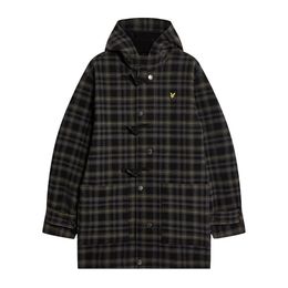 Lyle & Scott Lyle & Scott Between-Seasons Coat 'Modular Tartan' male Black size L
