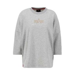 Alpha Industries Sweatshirt 'Crystal OS' female Grey size S