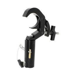 Doughty T58541 Titan Quick Trigger Clamp mit Aufnahme f&uuml;r 28mm TV-Zapfen, schwarz,