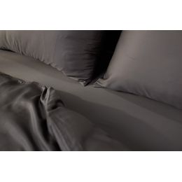 EMMA Premium+ Kopfkissenbezug 80x80 - dunkelgrau