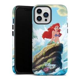 DeinDesign iPhone 13 Pro Max Handy Panzer Handyh&uuml;lle robuste Outdoor H&uuml;lle Schutzh&uuml;lle gl&auml;nzend Official Licensed Product Arielle Die Meerjungfrau Mermaid Tough 