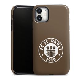 DeinDesign iPhone 11 Handy Panzer Handyh&uuml;lle robuste Outdoor H&uuml;lle Schutzh&uuml;lle gl&auml;nzend Fc St. Pauli Official Licensed Product Coat Of Arms Tough Case