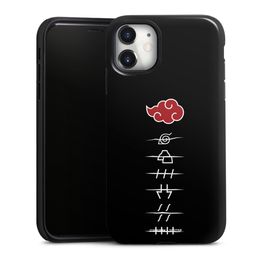 DeinDesign iPhone 11 Handy Panzer Handyh&uuml;lle robuste Outdoor H&uuml;lle Schutzh&uuml;lle gl&auml;nzend Naruto Shippuden Akatsuki Official Licensed Product Tough Case