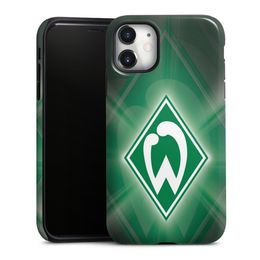 DeinDesign iPhone 11 Handy Panzer Handyh&uuml;lle robuste Outdoor H&uuml;lle Schutzh&uuml;lle gl&auml;nzend Coat Of Arms Official Licensed Product Sv Werder Bremen Tough Case