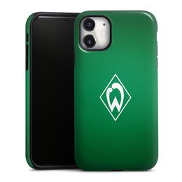 DeinDesign iPhone 11 Handy Panzer Handyh&uuml;lle robuste Outdoor H&uuml;lle Schutzh&uuml;lle gl&auml;nzend Logo Merchandise Sv Werder Bremen Tough Case