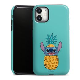 DeinDesign iPhone 11 Handy Panzer Handyh&uuml;lle robuste Outdoor H&uuml;lle Schutzh&uuml;lle gl&auml;nzend Pineapple Lilo & Stitch Disney Tough Case