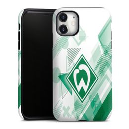 DeinDesign iPhone 11 Handy Panzer Handyh&uuml;lle robuste Outdoor H&uuml;lle Schutzh&uuml;lle gl&auml;nzend Sv Werder Bremen Official Licensed Product Muster Tough Case