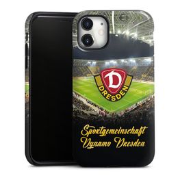 DeinDesign iPhone 11 Handy Panzer Handyh&uuml;lle robuste Outdoor H&uuml;lle Schutzh&uuml;lle gl&auml;nzend Official Licensed Product Sgd Sg Dynamo Dresden Tough Case