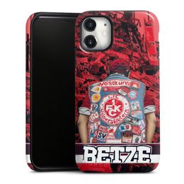 DeinDesign iPhone 11 Handy Panzer Handyh&uuml;lle robuste Outdoor H&uuml;lle Schutzh&uuml;lle gl&auml;nzend 1. Fc Kaiserslautern 1. Fck Official Licensed Product Tough Case