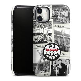 DeinDesign iPhone 11 Handy Panzer Handyh&uuml;lle robuste Outdoor H&uuml;lle Schutzh&uuml;lle gl&auml;nzend Retro Eintracht Frankfurt Official Licensed Product Tough Case