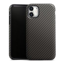 DeinDesign iPhone 11 Handy Panzer Handyh&uuml;lle robuste Outdoor H&uuml;lle Schutzh&uuml;lle gl&auml;nzend Carbon Muster Metallic Look Tough Case