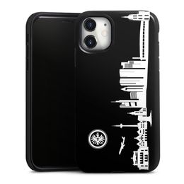 DeinDesign iPhone 11 Handy Panzer Handyh&uuml;lle robuste Outdoor H&uuml;lle Schutzh&uuml;lle gl&auml;nzend Eintracht Frankfurt Skyline Sge Tough Case