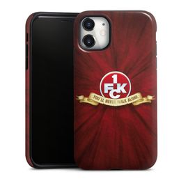 DeinDesign iPhone 11 Handy Panzer Handyh&uuml;lle robuste Outdoor H&uuml;lle Schutzh&uuml;lle gl&auml;nzend 1. Fc Kaiserslautern Official Licensed Product Logo Tough Case