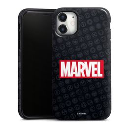 DeinDesign iPhone 11 Handy Panzer Handyh&uuml;lle robuste Outdoor H&uuml;lle Schutzh&uuml;lle gl&auml;nzend Logo Comic Marvel Tough Case