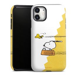 DeinDesign iPhone 11 Handy Panzer Handyh&uuml;lle robuste Outdoor H&uuml;lle Schutzh&uuml;lle gl&auml;nzend Children Peanuts Snoopy Tough Case