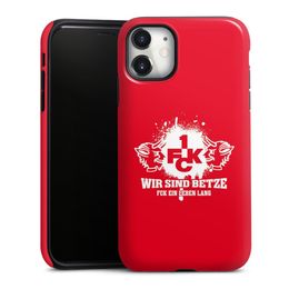 DeinDesign iPhone 11 Handy Panzer Handyh&uuml;lle robuste Outdoor H&uuml;lle Schutzh&uuml;lle gl&auml;nzend Spruch 1. Fc Kaiserslautern Official Licensed Product Tough Case