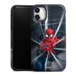DeinDesign iPhone 11 Handy Panzer Handyh&uuml;lle robuste Outdoor H&uuml;lle Schutzh&uuml;lle gl&auml;nzend Spiderman Marvel Kinofilm Tough Case