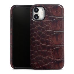 DeinDesign iPhone 11 Handy Panzer Handyh&uuml;lle robuste Outdoor H&uuml;lle Schutzh&uuml;lle gl&auml;nzend Animal Print Crocodile Leather Tough Case