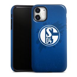 DeinDesign iPhone 11 Handy Panzer Handyh&uuml;lle robuste Outdoor H&uuml;lle Schutzh&uuml;lle gl&auml;nzend Fc Schalke 04 Official Licensed Product Tough Case