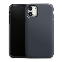 DeinDesign iPhone 11 Handy Panzer Handyh&uuml;lle robuste Outdoor H&uuml;lle Schutzh&uuml;lle gl&auml;nzend Anthracite Unicoloured Grey Tough Case