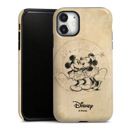 DeinDesign iPhone 11 Handy Panzer Handyh&uuml;lle robuste Outdoor H&uuml;lle Schutzh&uuml;lle gl&auml;nzend Vintage Minnie Mouse Mickey Mouse Tough Case