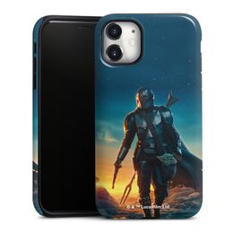 DeinDesign iPhone 11 Handy Panzer Handyh&uuml;lle robuste Outdoor H&uuml;lle Schutzh&uuml;lle gl&auml;nzend Sunset Star Wars The Mandalorian Tough Case