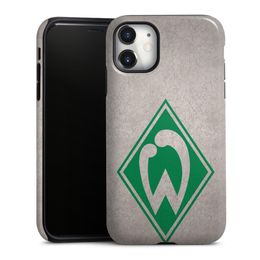 DeinDesign iPhone 11 Handy Panzer Handyh&uuml;lle robuste Outdoor H&uuml;lle Schutzh&uuml;lle gl&auml;nzend Official Licensed Product Sv Werder Bremen Concrete Tough Case