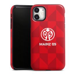 DeinDesign iPhone 11 Handy Panzer Handyh&uuml;lle robuste Outdoor H&uuml;lle Schutzh&uuml;lle gl&auml;nzend Official Licensed Product Merchandise Mainz 05 Tough Case