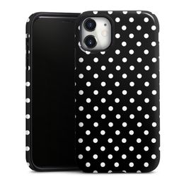 DeinDesign iPhone 11 Handy Panzer Handyh&uuml;lle robuste Outdoor H&uuml;lle Schutzh&uuml;lle gl&auml;nzend Points Retro Polka Dots Tough Case
