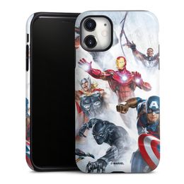 DeinDesign iPhone 11 Handy Panzer Handyh&uuml;lle robuste Outdoor H&uuml;lle Schutzh&uuml;lle gl&auml;nzend Marvel Avengers Official Licensed Product Tough Case