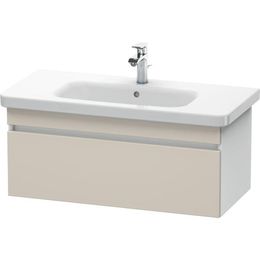 Duravit DuraStyle Waschtisch-Unterschrank DS638209118 93 x 44,8 cm, taupe/wei&szlig; matt, 1 Auszug, wandh&auml;ngend