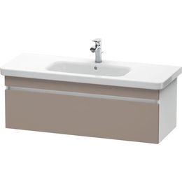 Duravit DuraStyle Waschtisch-Unterschrank DS639504318 113 x 44,8 cm, basalt matt/wei&szlig; matt, 1 Auszug, wandh&auml;ngend