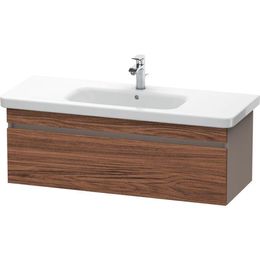 Duravit DuraStyle Waschtisch-Unterschrank DS639502143 113 x 44,8 cm, nussbaum dunkel/basalt matt, 1 Auszug, wandh&auml;ngend