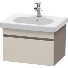 Duravit DuraStyle Waschtisch-Unterschrank DS638309143 60 x 45,3 cm, taupe/basalt matt, 1 Auszug, wandh&auml;ngend