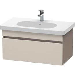 Duravit DuraStyle Waschtisch-Unterschrank DS638409143 80 x 45,3 cm, taupe/basalt matt, 1 Auszug, wandh&auml;ngend