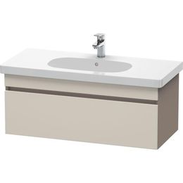 Duravit DuraStyle Waschtisch-Unterschrank DS638509143 100 x 45,3 cm, taupe/basalt matt, 1 Auszug, wandh&auml;ngend