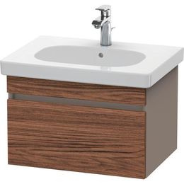 Duravit DuraStyle Waschtisch-Unterschrank DS638302143 60 x 45,3 cm, nussbaum dunkel/basalt matt, 1 Auszug, wandh&auml;ngend