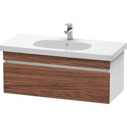 Duravit DuraStyle Waschtisch-Unterschrank DS638502118 100 x 45,3 cm, nussbaum dunkel/wei&szlig; matt, 1 Auszug, wandh&auml;ngend