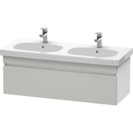 Duravit DuraStyle Waschtisch-Unterschrank DS638600718 115 x 45,3 cm, betongrau/wei&szlig; matt, 1 Auszug, wandh&auml;ngend